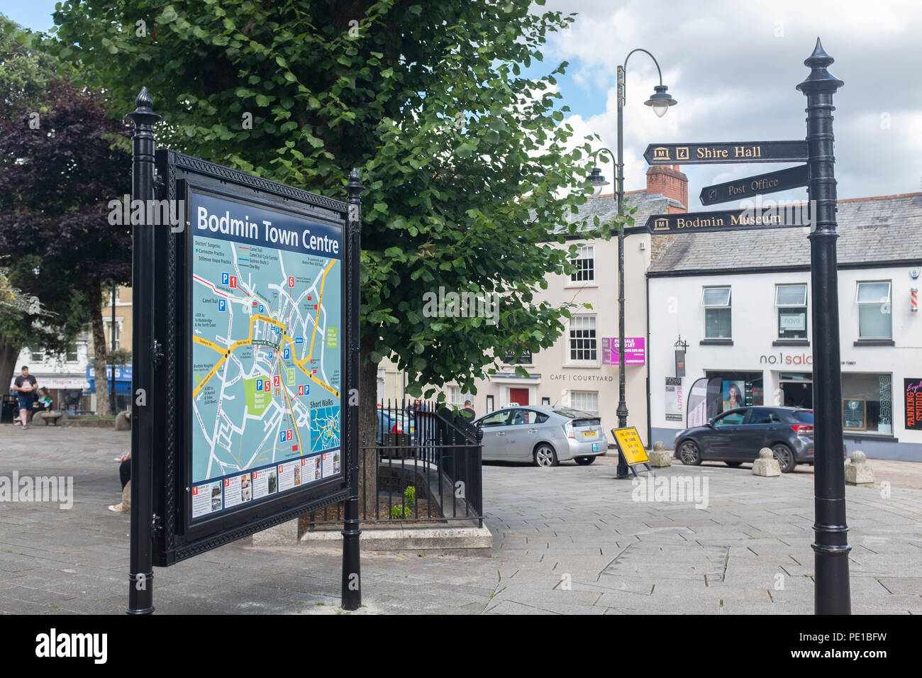 Bodmin town centre, Cornwall, UK Stock Photo - Alamy