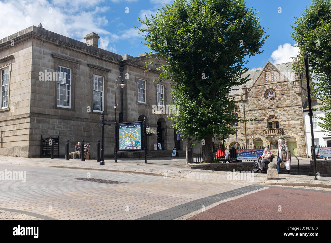 Bodmin town centre, Cornwall, UK Stock Photo - Alamy