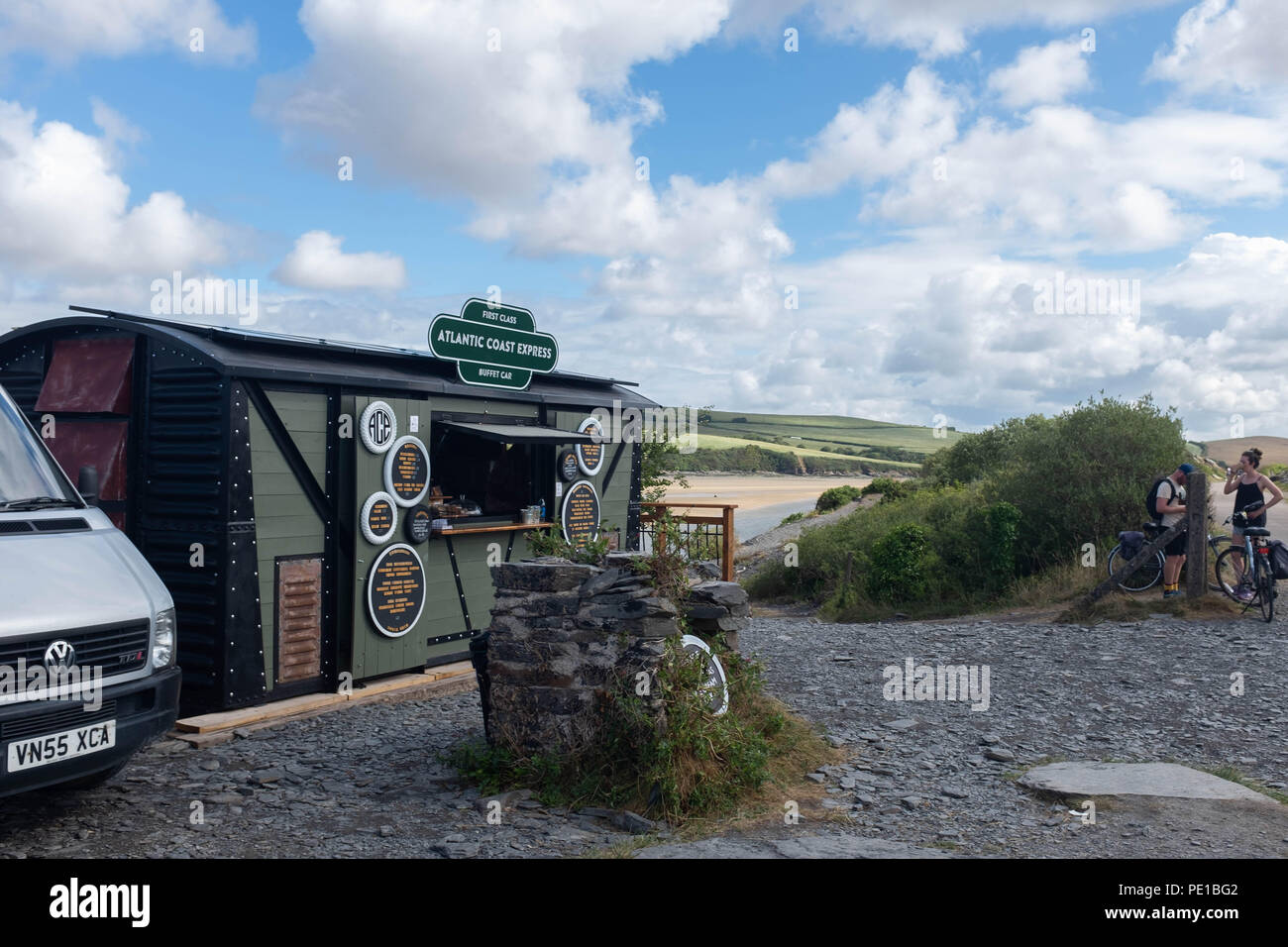 The Camel Trail cycle ride, Padstow, Cornwall Stock Photo - Alamy