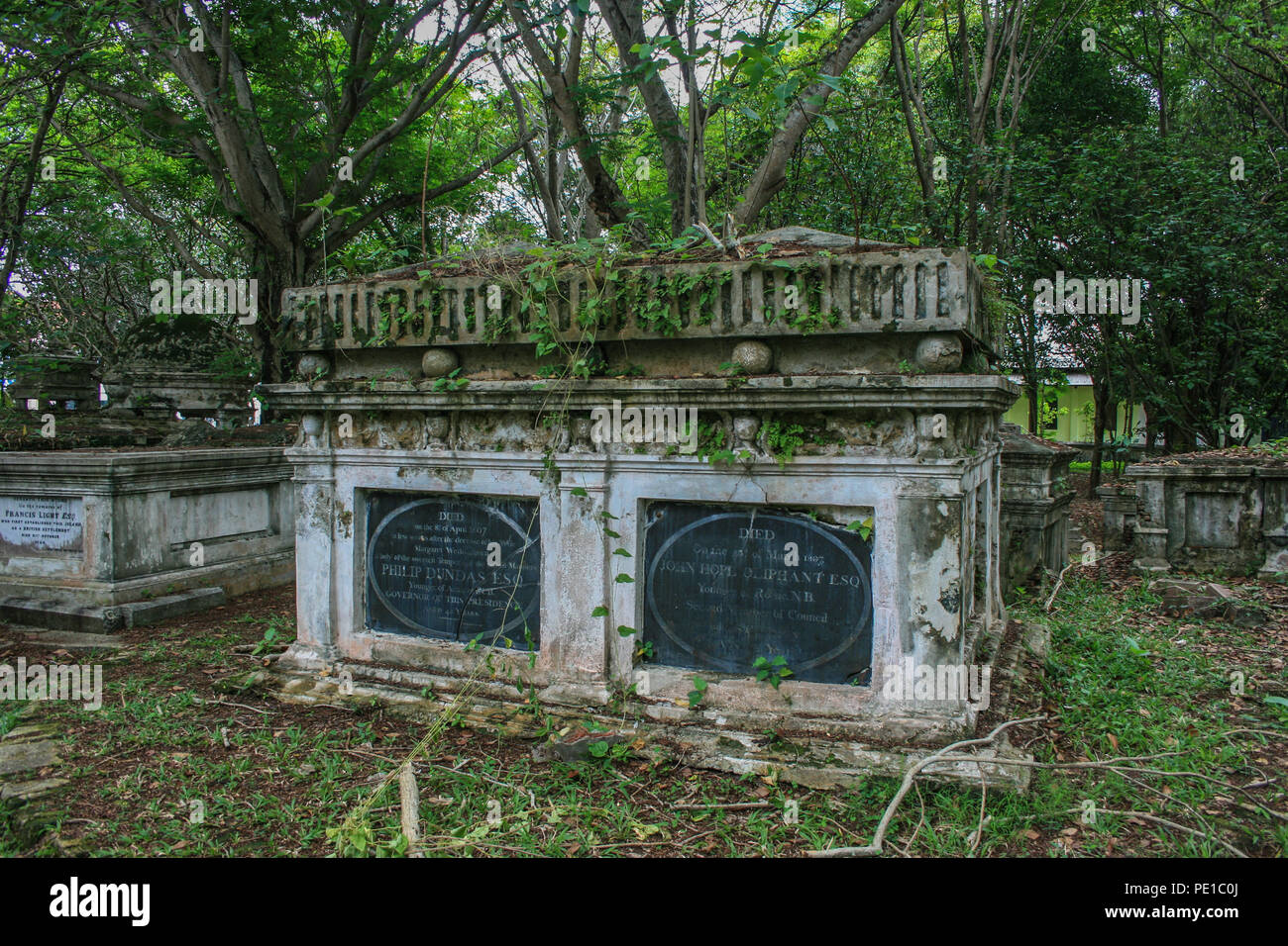 Old Protestant Cemetery, George Town, Penang, Malaysia Stock Photo - Alamy