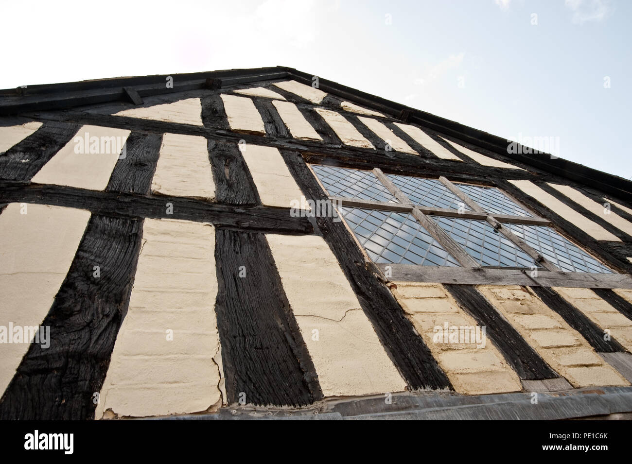 Half-timbered building in the United Kingdom Stock Photo - Alamy