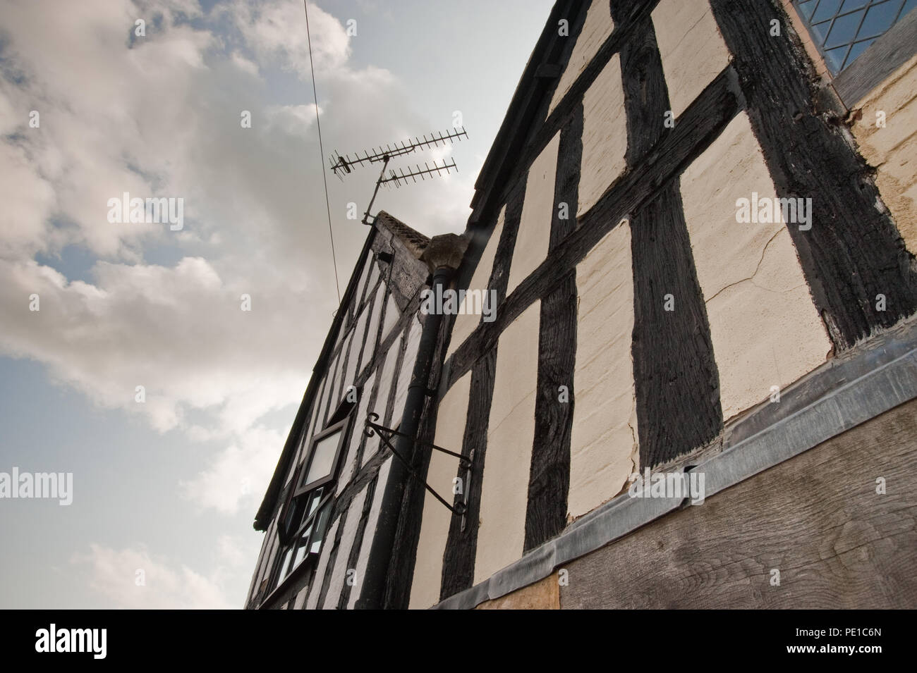 Half-timbered building in the United Kingdom Stock Photo - Alamy