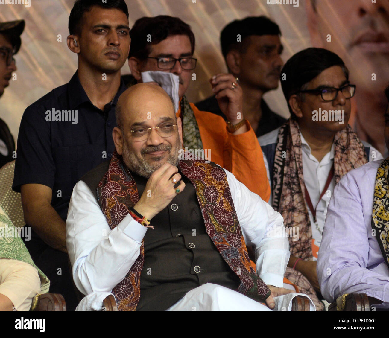 Kolkata, India. 11th Aug, 2018. BJP National President Amit Shah during ...