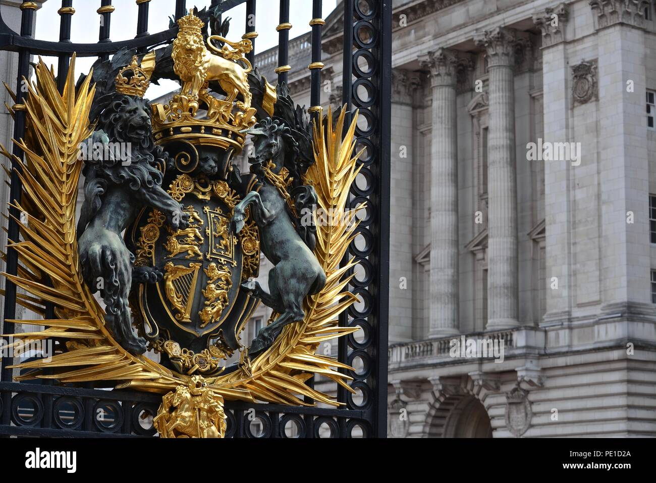Buckingham Palace, home of the monarch of the United Kingdom, City of ...