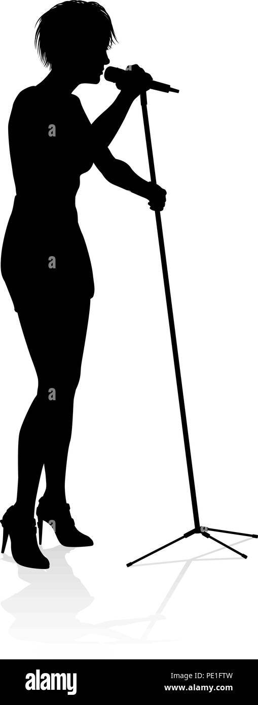 Country Singer Silhouette