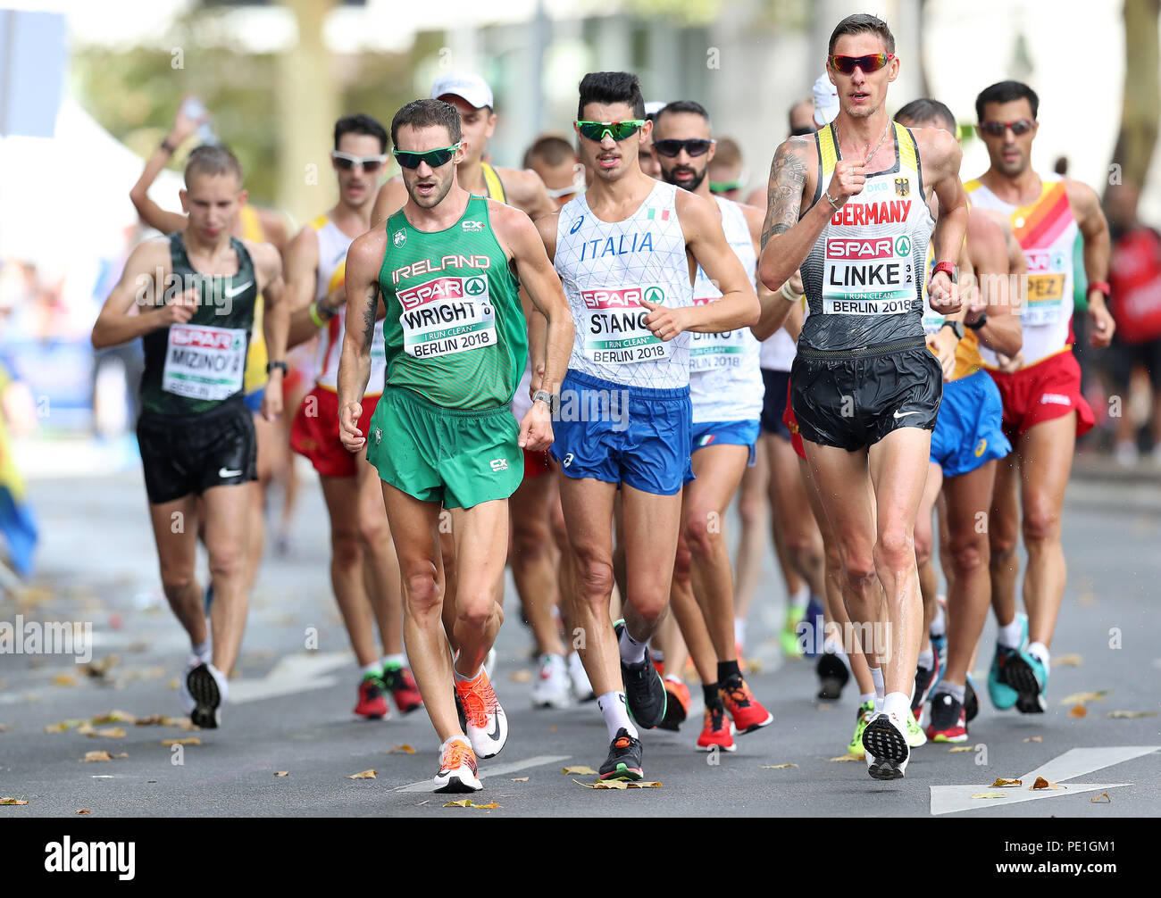 Ireland's Alex Wright in action during the Men's 20KM Race Walk, during ...