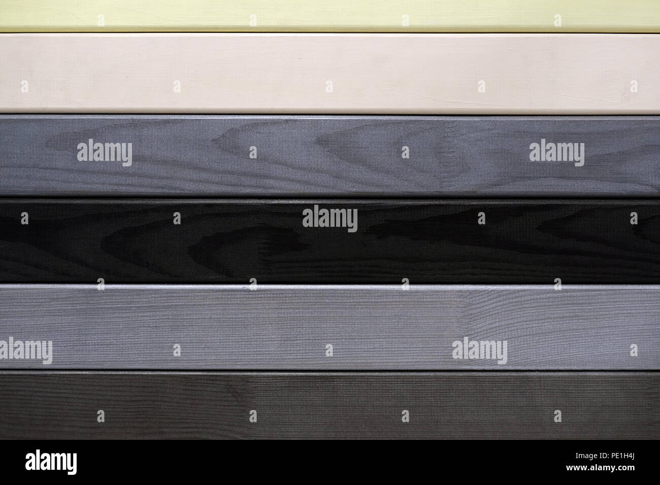 Gray and light gray Board.Polished Board. Different types of wood ...