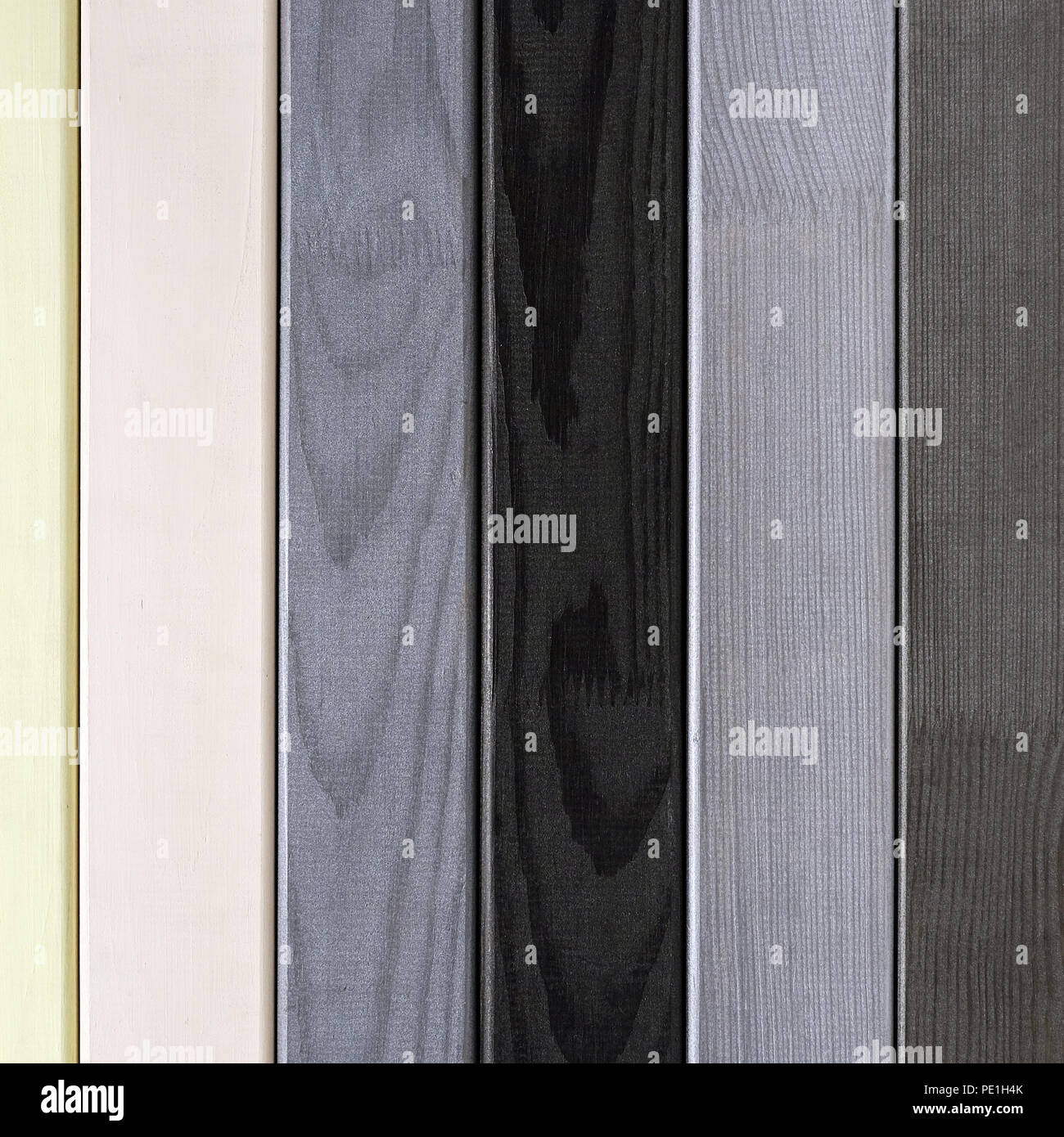 Gray and light gray Board.Polished Board. Different types of wood ...