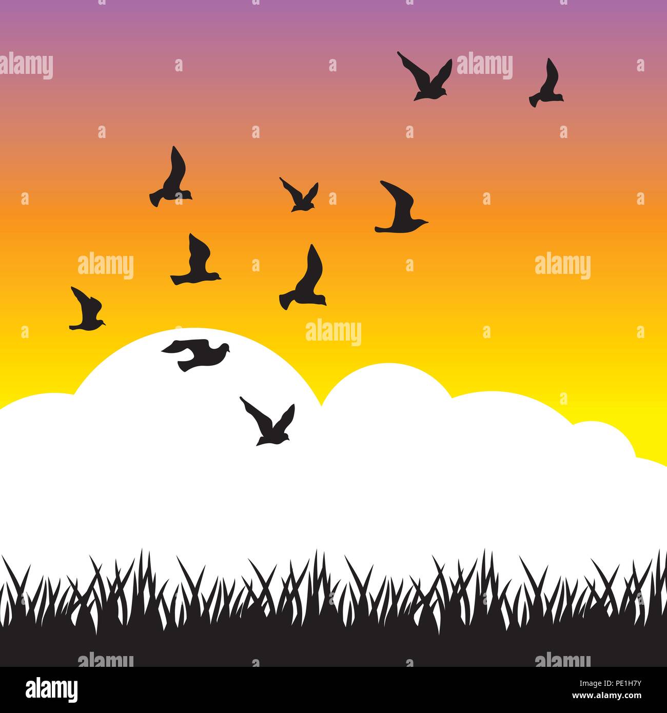 Birds and natural Stock Vector Images - Alamy