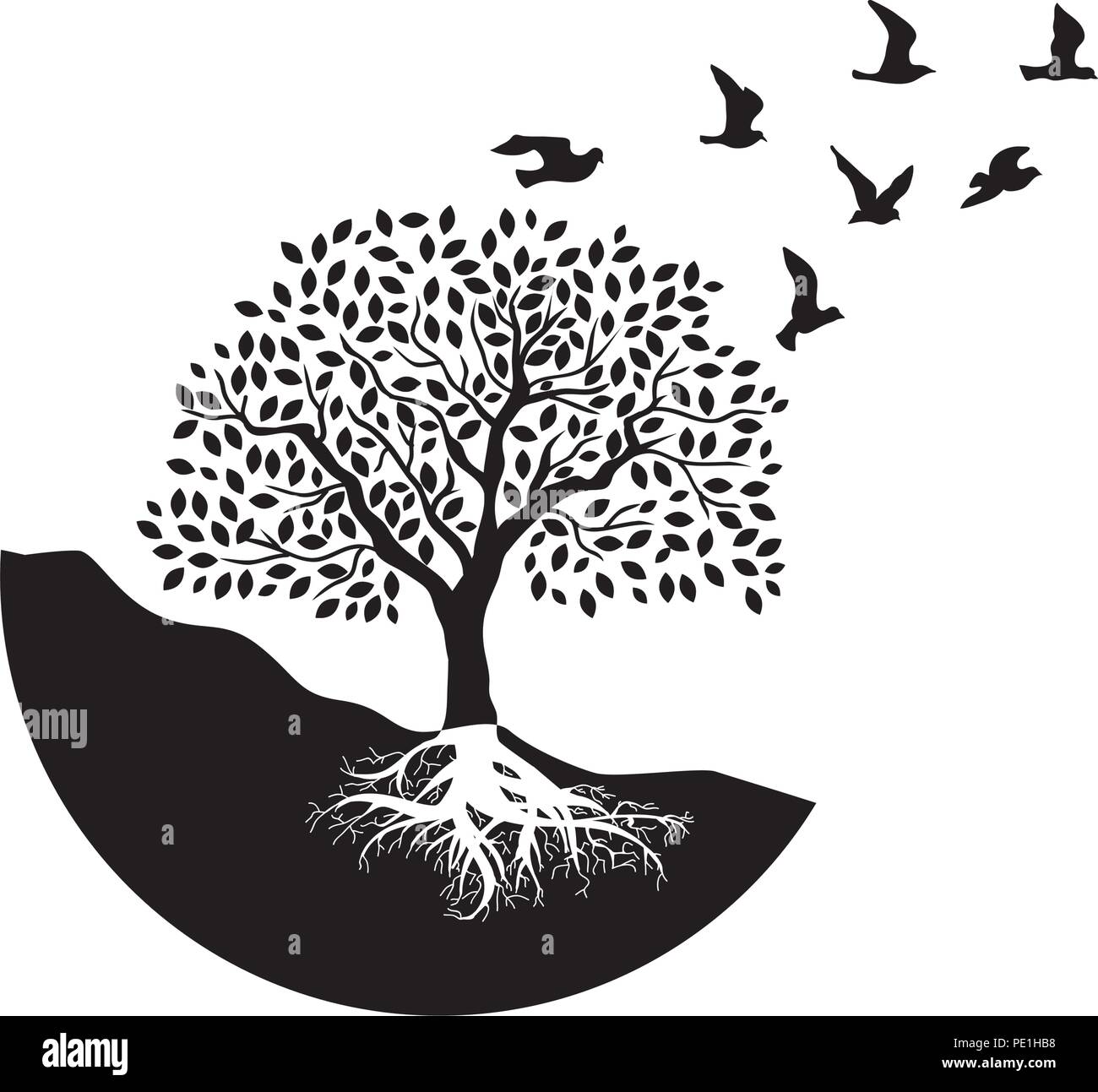 Autumn spring birds bird Stock Vector Images - Alamy