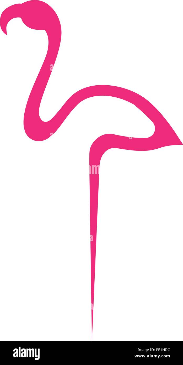 abstract pink flamingo Stock Vector Image & Art - Alamy