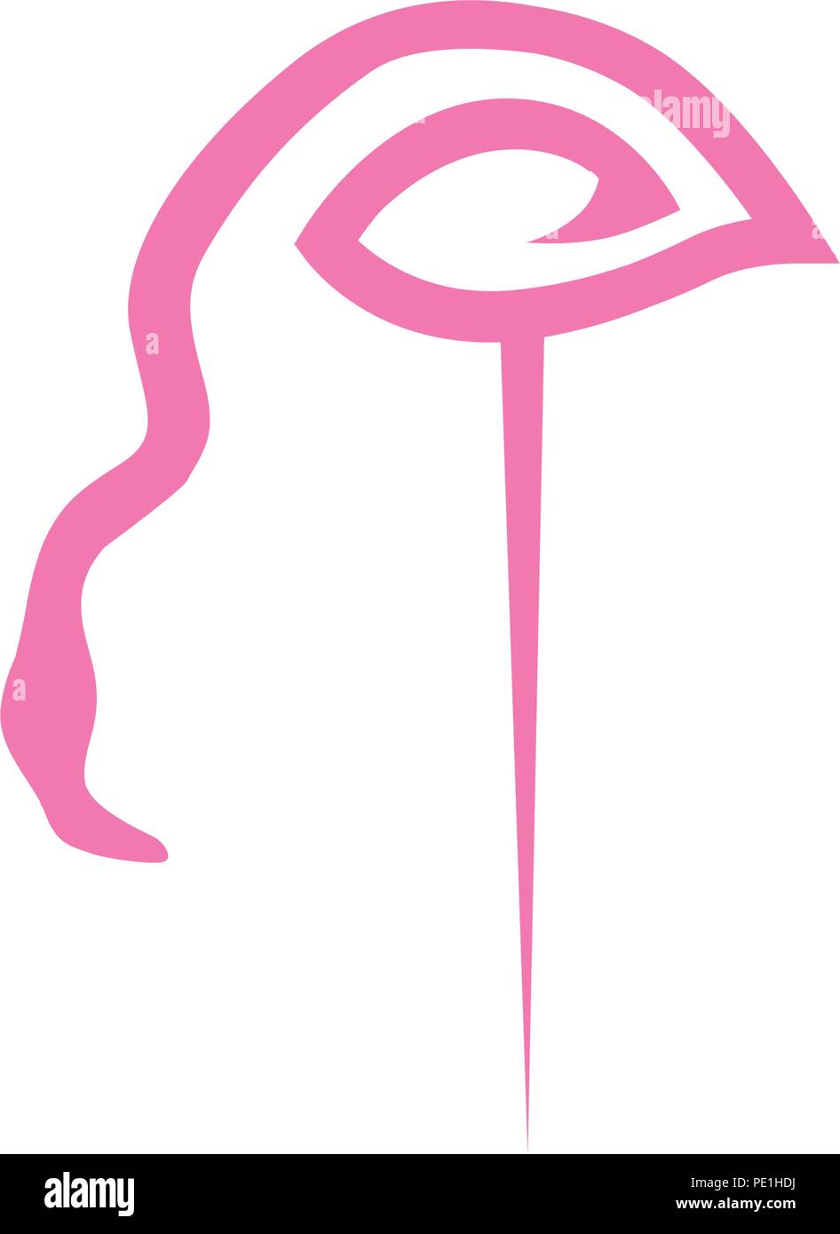 Exotic bird and pink Stock Vector Images - Alamy