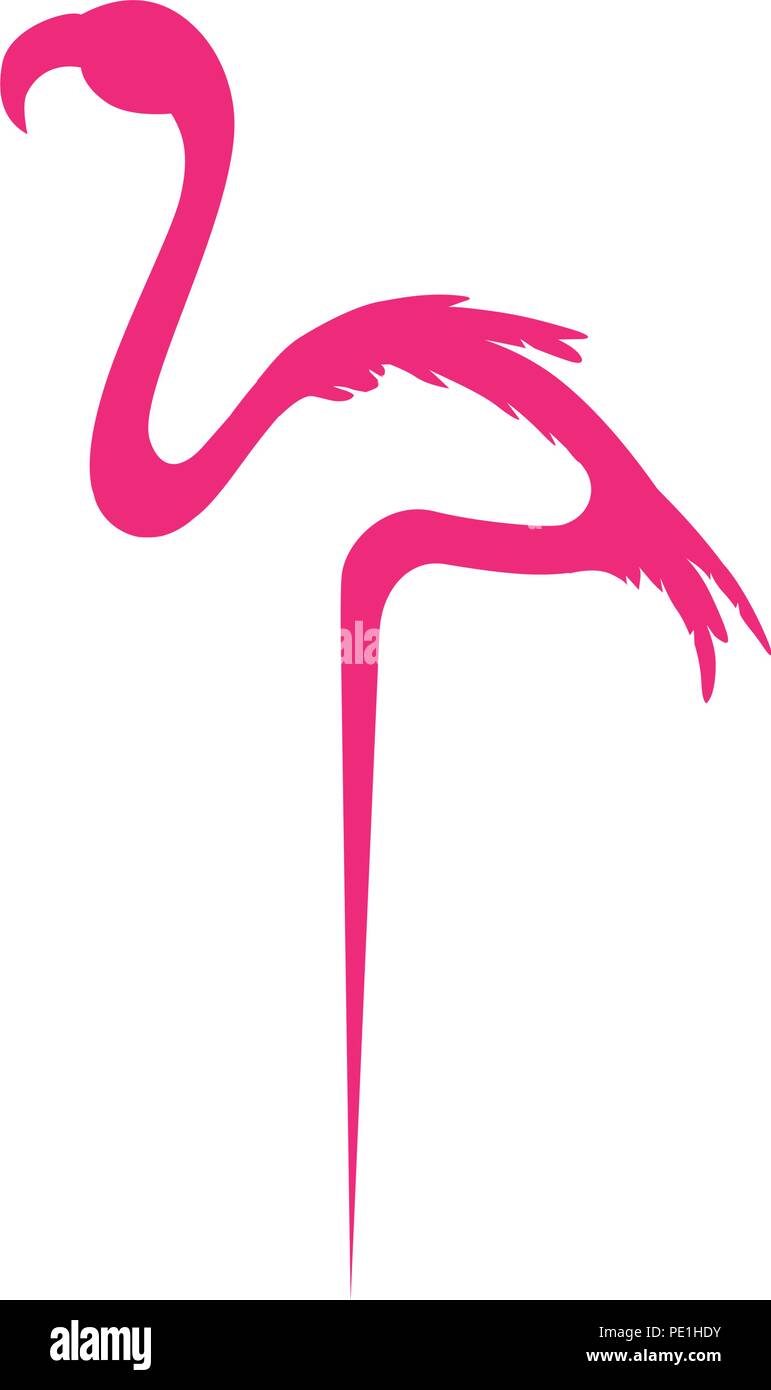 abstract pink flamingo Stock Vector Image & Art - Alamy