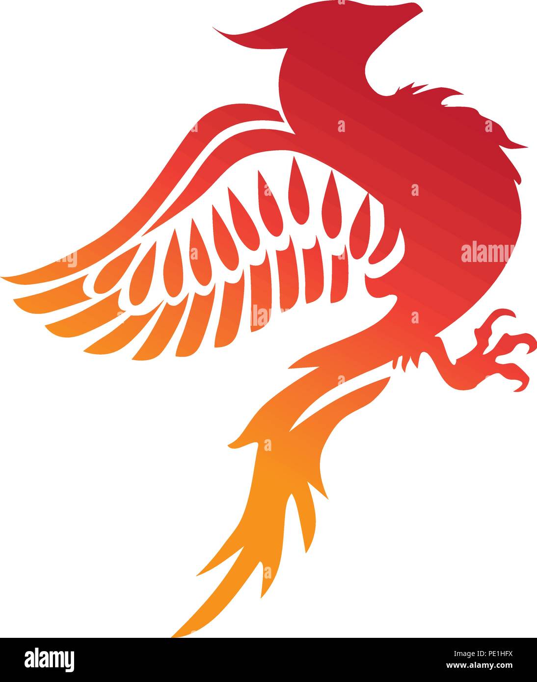 Phoenix Bird, Abstract Stock Vector Image & Art - Alamy