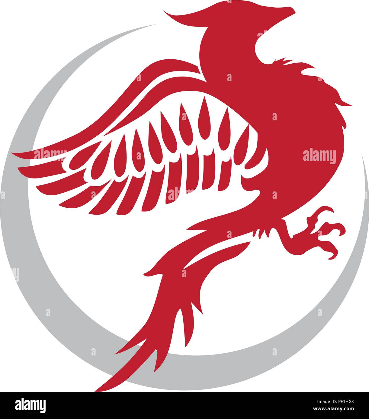 Chinese dragon and phoenix Stock Vector Images - Alamy