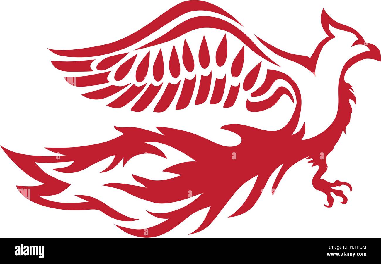 Phoenix Bird, Abstract Stock Vector Image & Art - Alamy