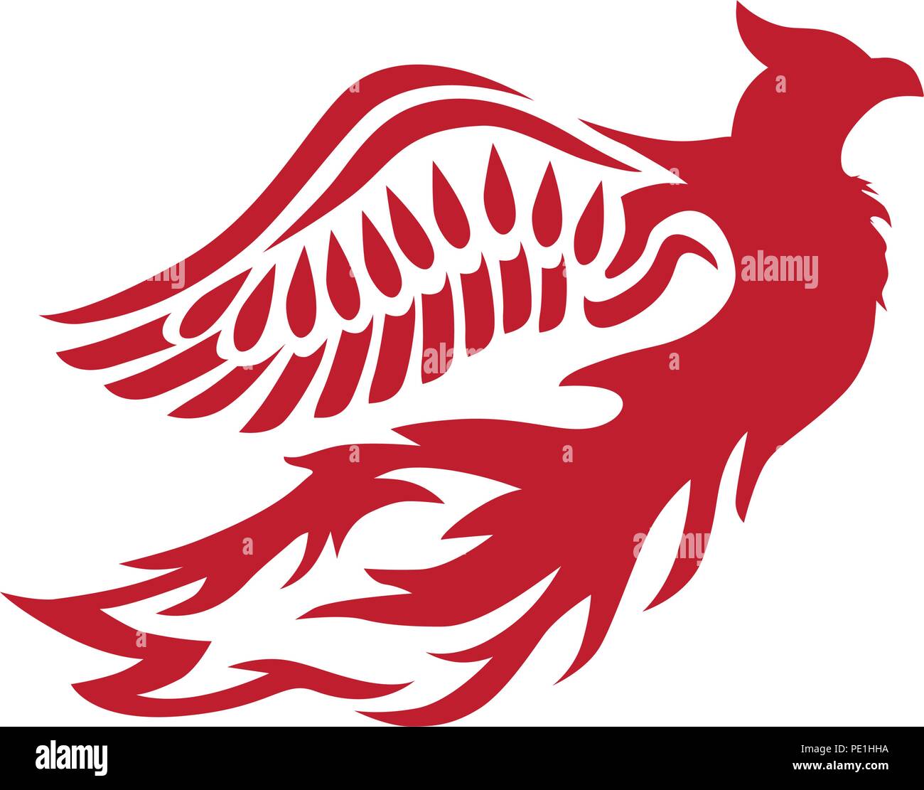 Phoenix Bird, Abstract Stock Vector Image & Art - Alamy