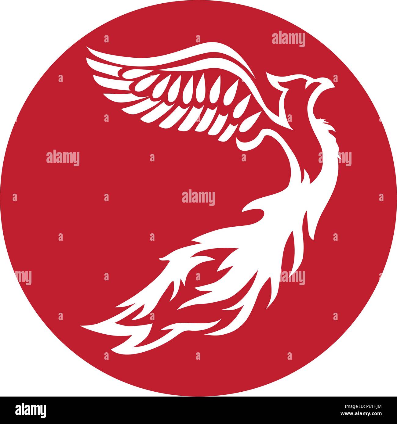 Chinese dragon and phoenix Stock Vector Images - Alamy