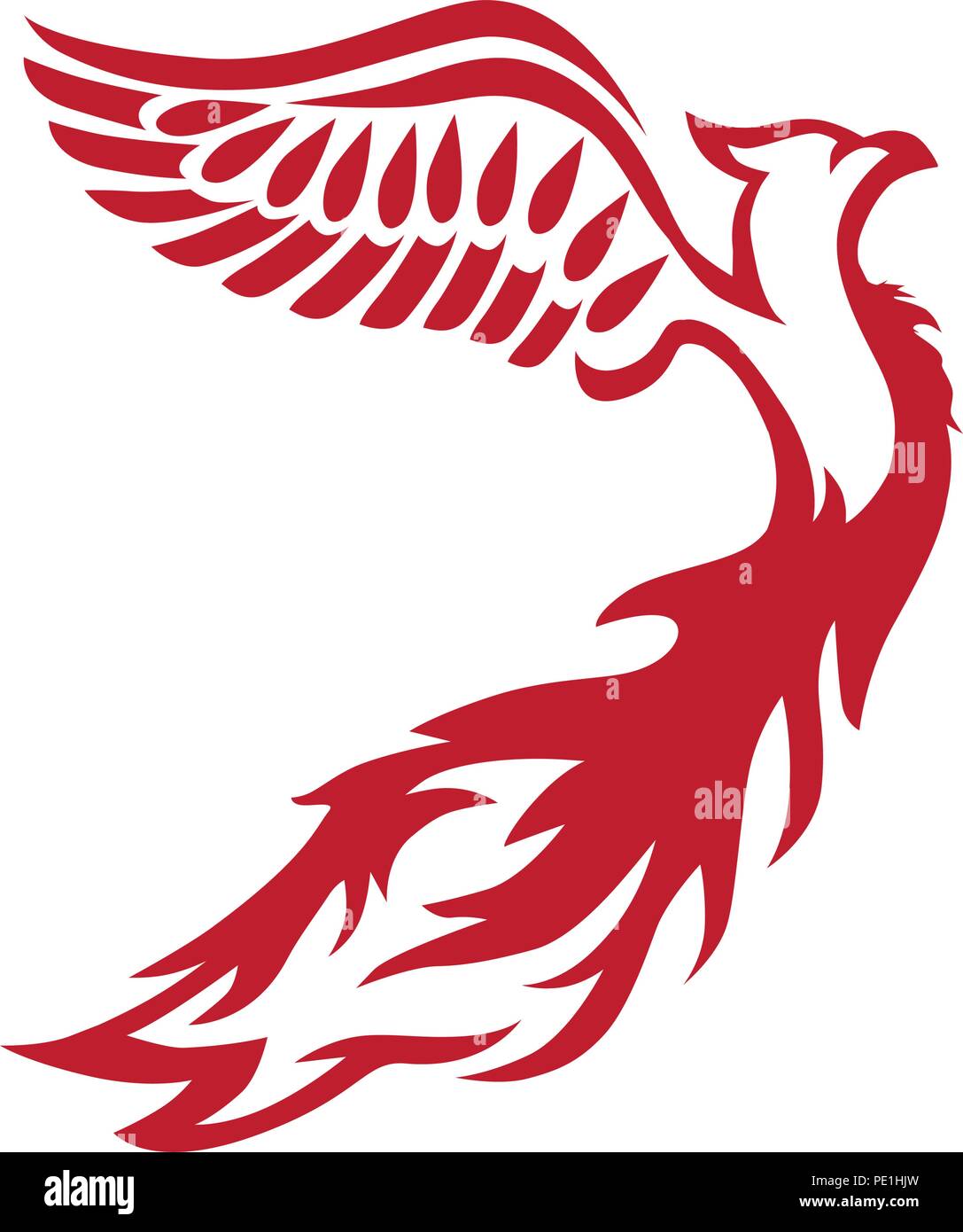 Phoenix Bird, Abstract Stock Vector Image & Art - Alamy