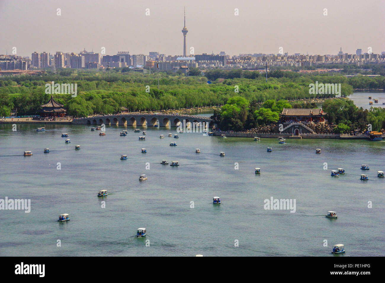 Beijing, China - a vast ensemble of lakes, gardens and palaces in ...