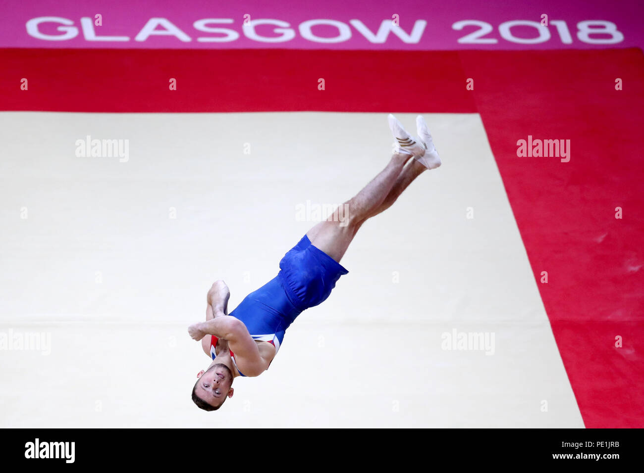 Great Britain's Dominick Cunningham on the floor during the Men's ...