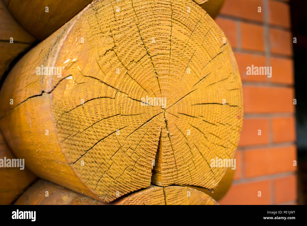 Architecture brick wall wooden beam hi-res stock photography and images ...