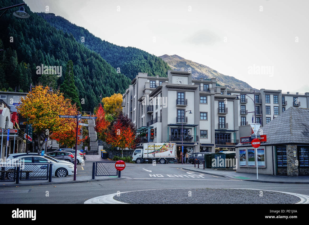 Haast, New Zealand - Apr 30, 2015. Cityscape of Haast, New Zealand ...