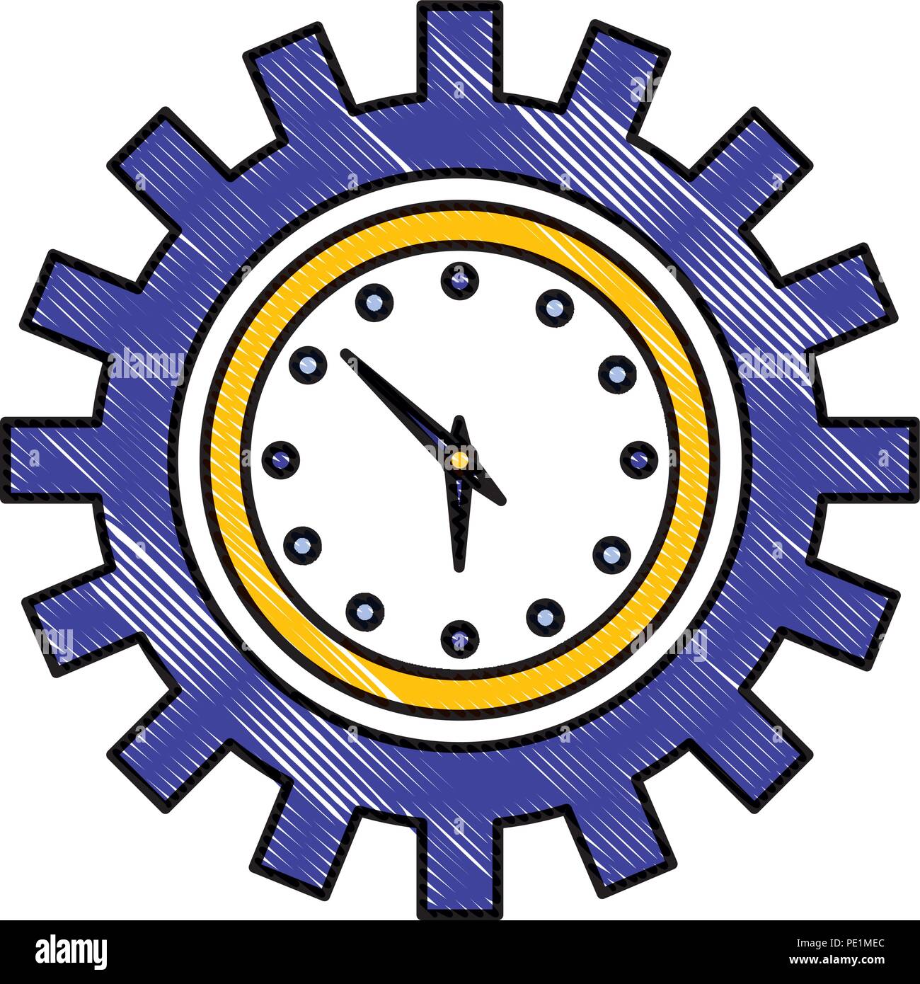 Precise in time Stock Vector Images - Alamy