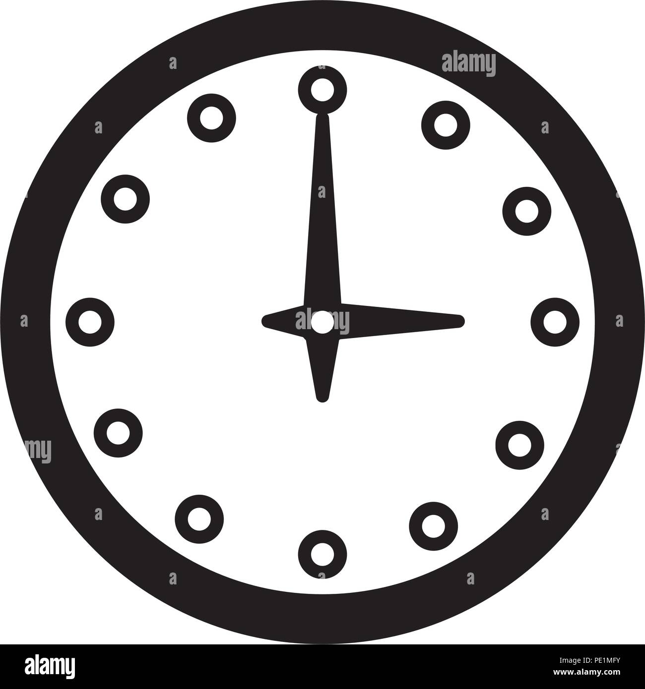 watch time isolated icon vector illustration design Stock Vector Image ...