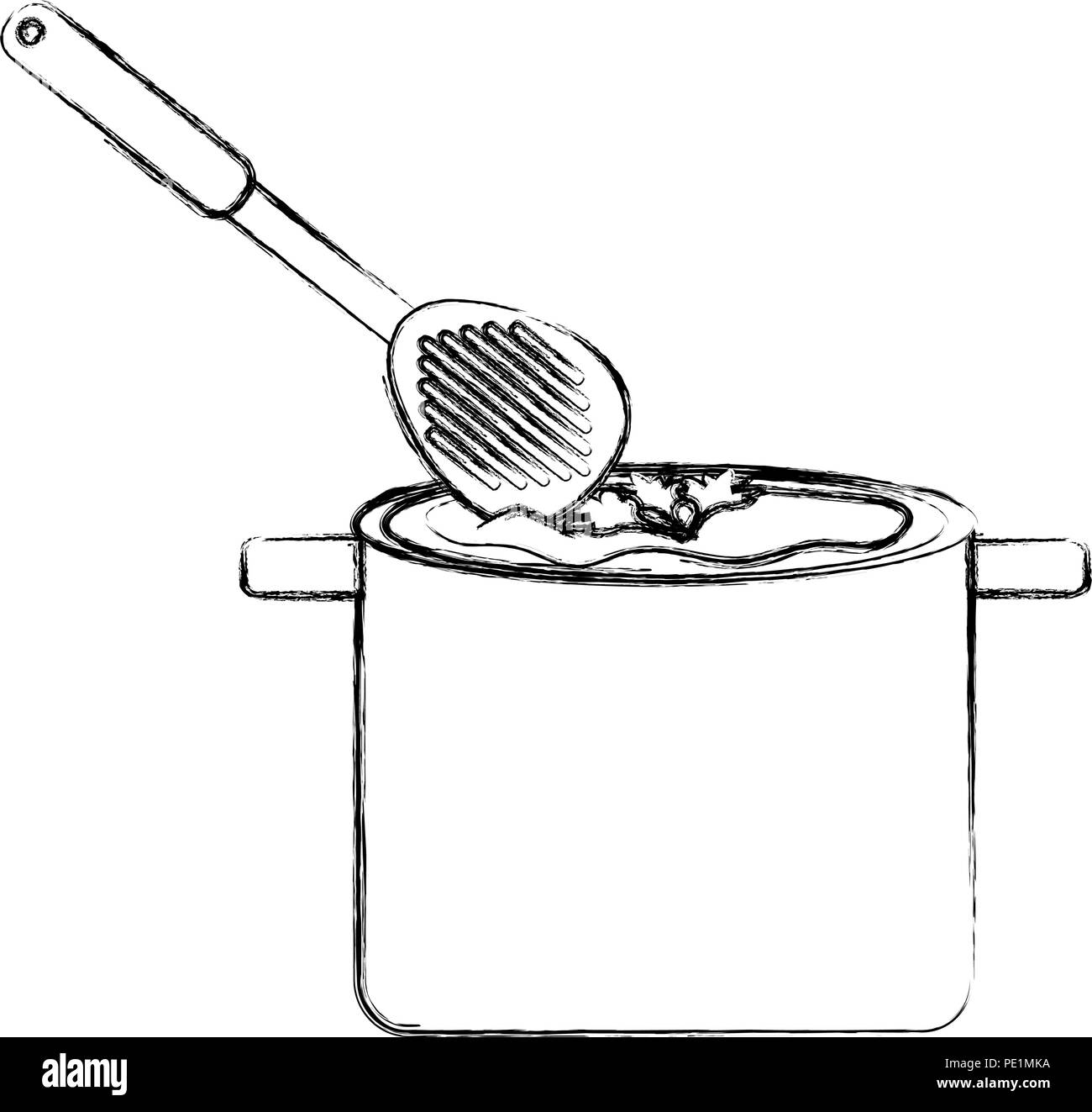 Cookware soup Stock Vector Images - Alamy