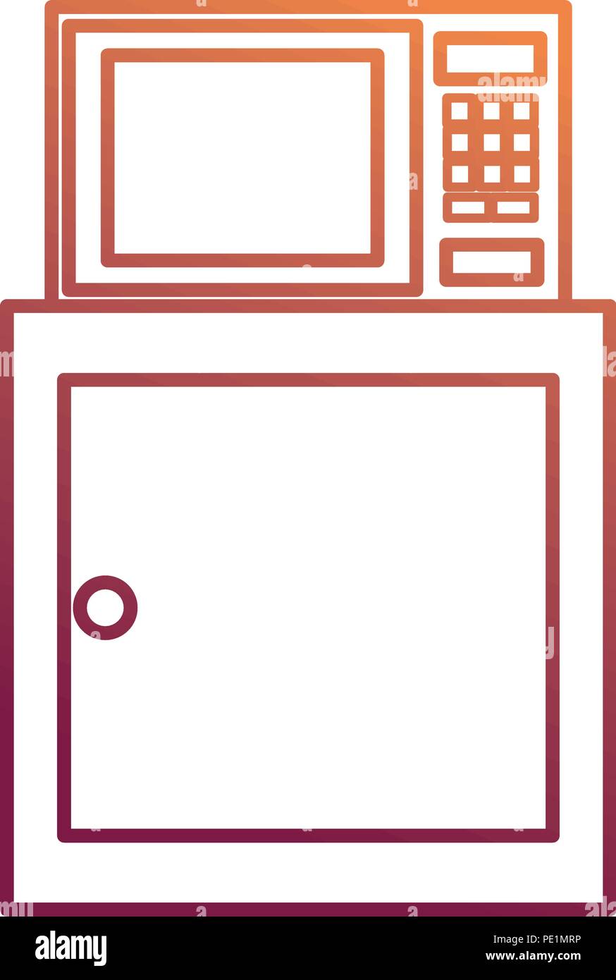 Kitchen tech use Stock Vector Images - Alamy