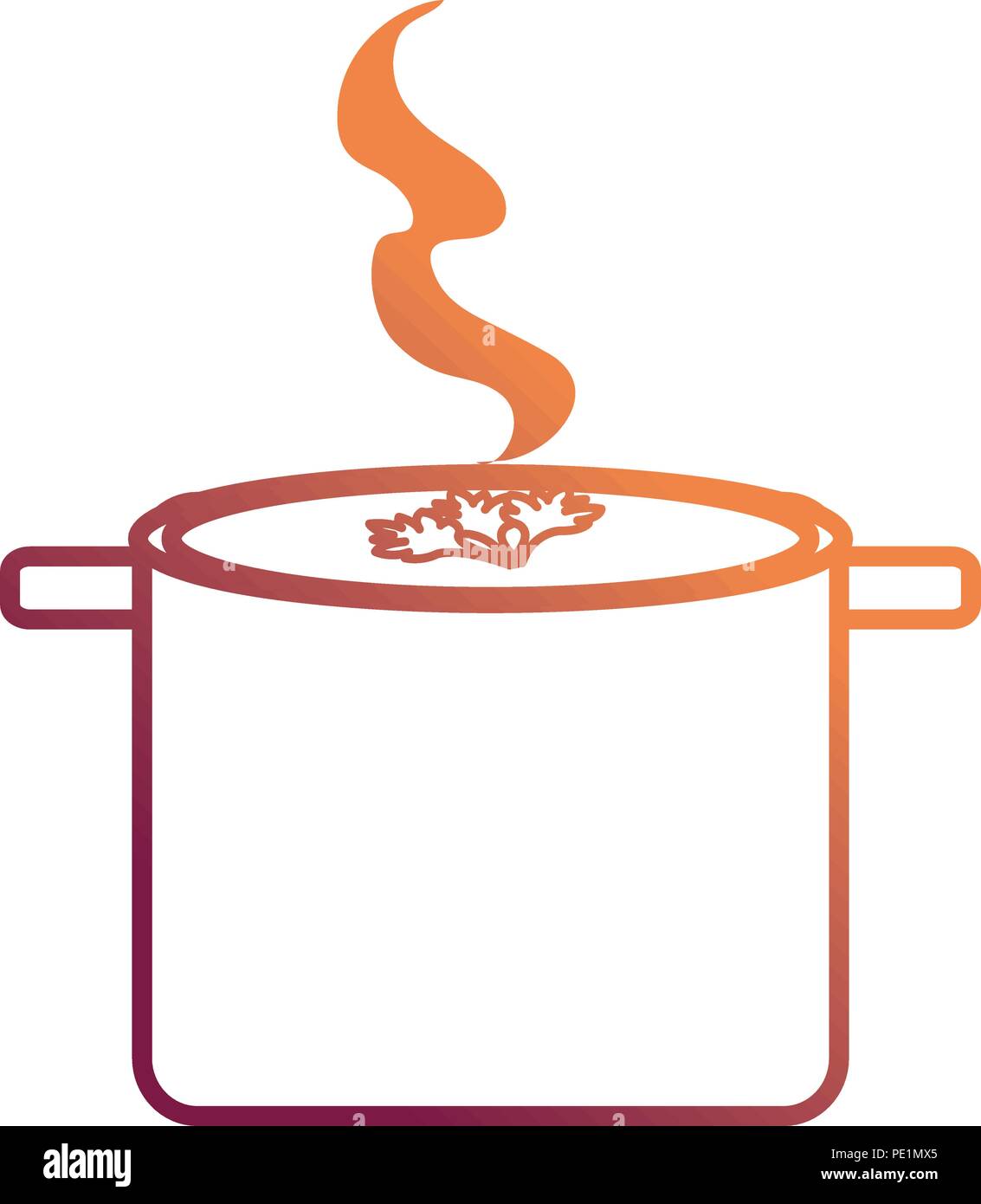 kitchen pot cooking soup Stock Vector Image & Art - Alamy
