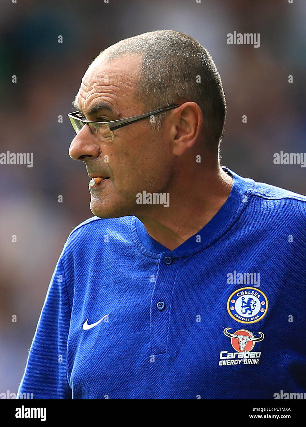 Chelsea manager Maurizio Sarri during the Premier League match at the ...