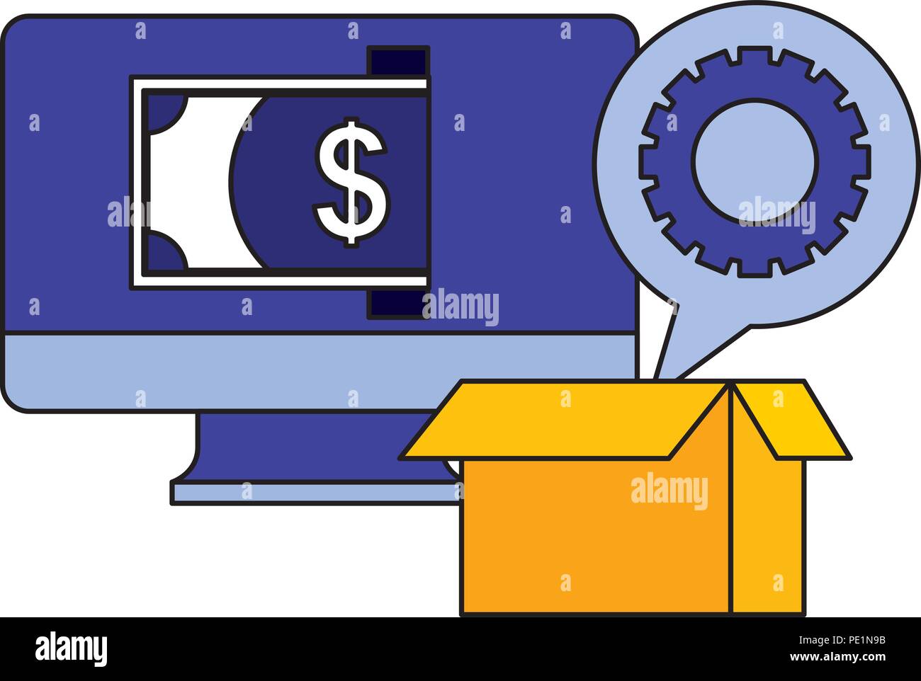 Computer screen dialogue box hi-res stock photography and images - Alamy