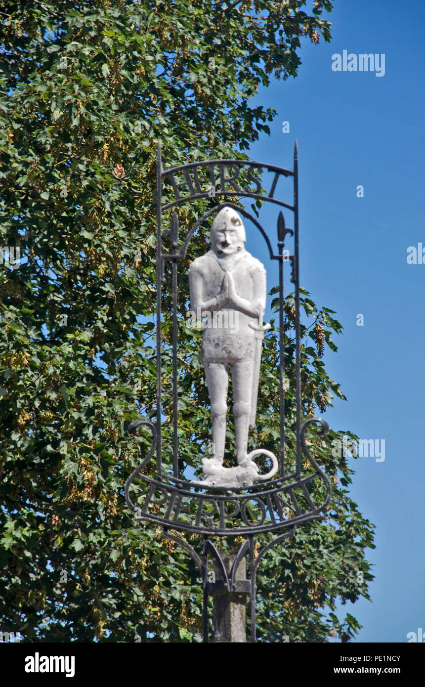 Hurstpierpoint Village Sign Sussex Stock Photo - Alamy