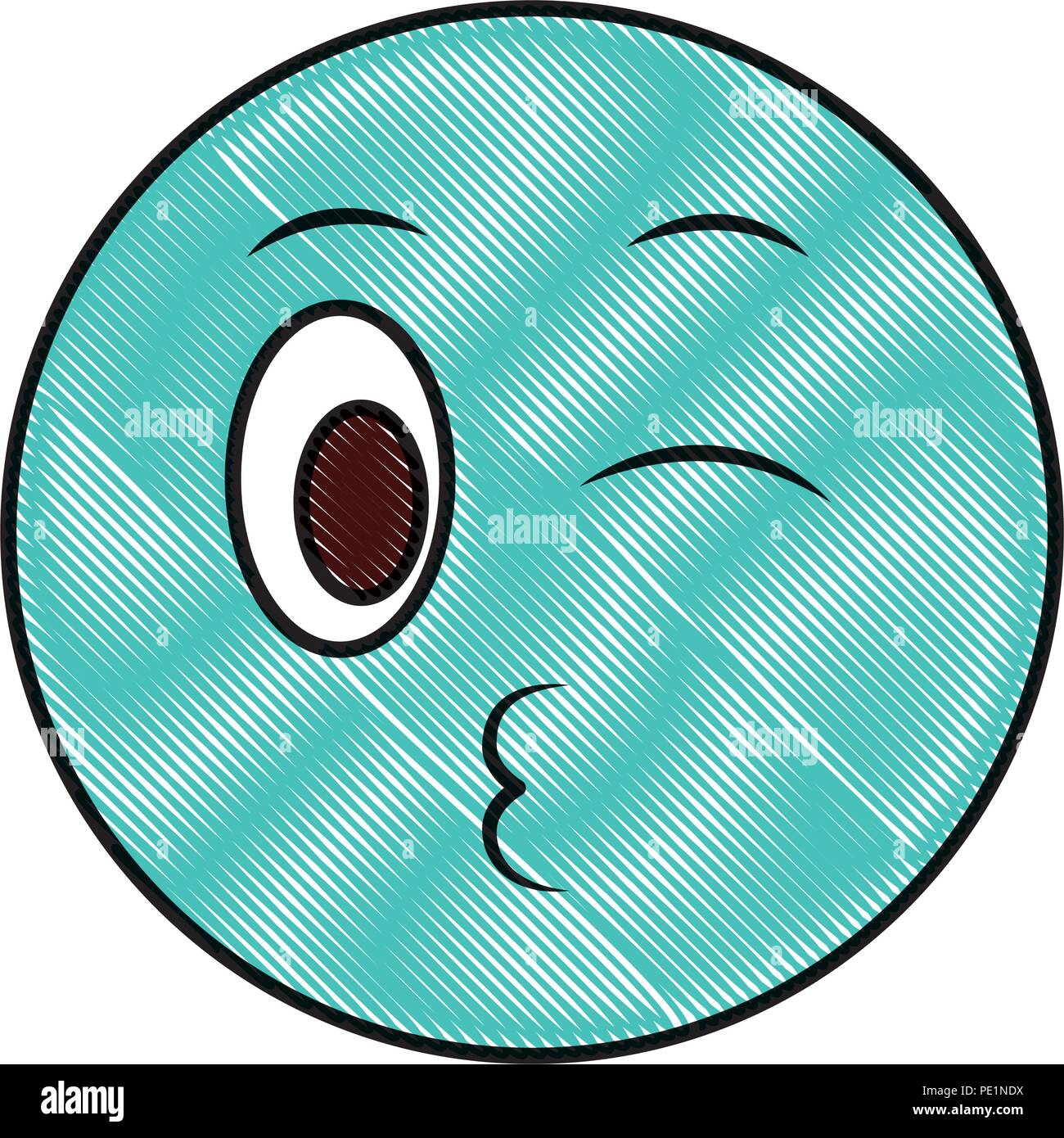 Winking emoji emoticon smiley hi-res stock photography and images - Alamy