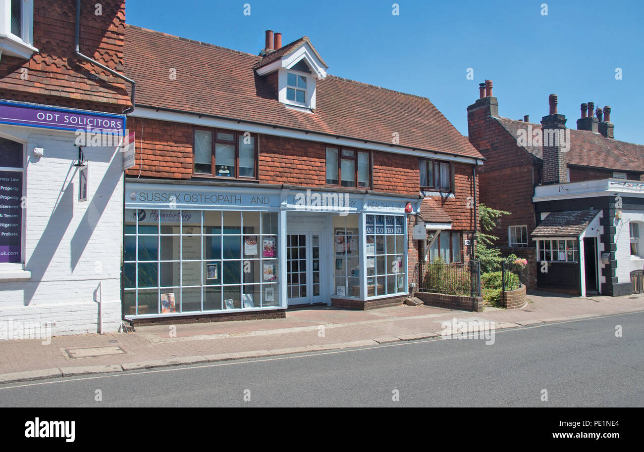 Hurstpierpoint Village Helth Clinic Shop Sussex Stock Photo - Alamy
