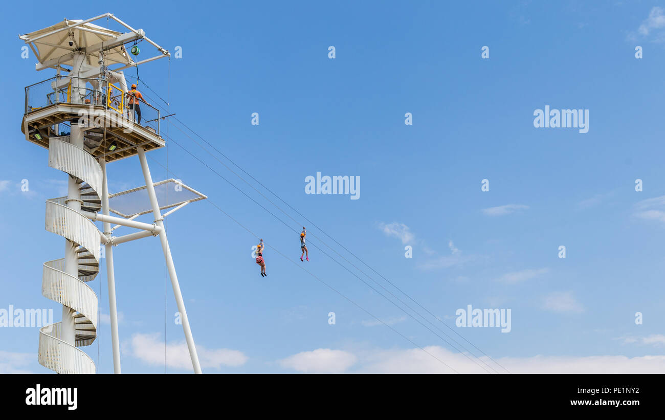 Brighton zipline hi-res stock photography and images - Alamy