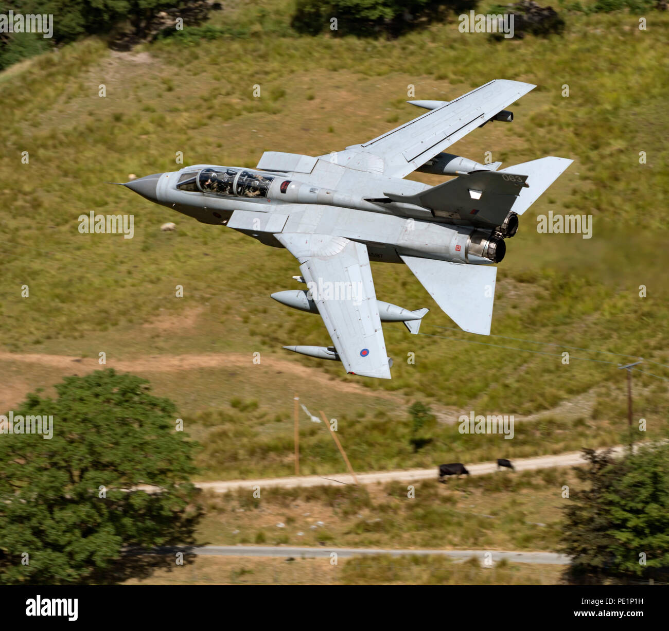 Tornado Gr4 Mach Loop Wales Uk Low Level Stock Photos & Tornado Gr4 ...