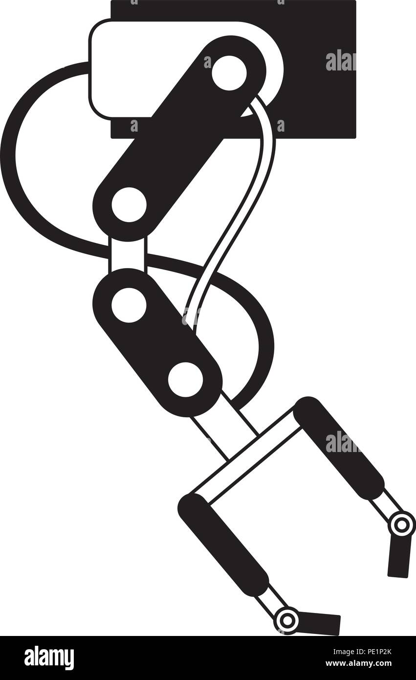 robotic hand machine icon Stock Vector Image & Art - Alamy