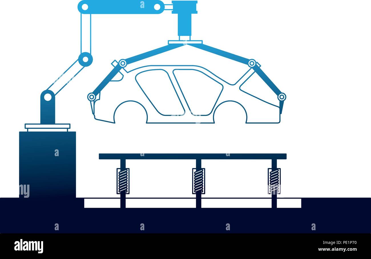 body of car on the assembly line the conveyor at the factory Stock ...