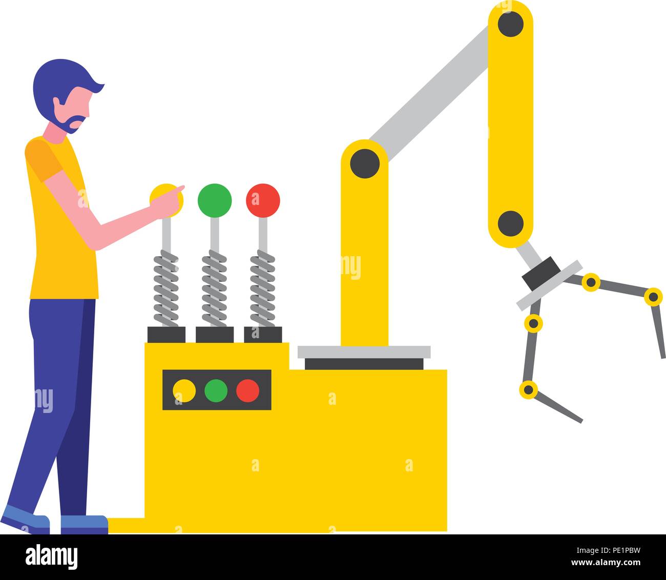 Engine operator Stock Vector Images - Alamy