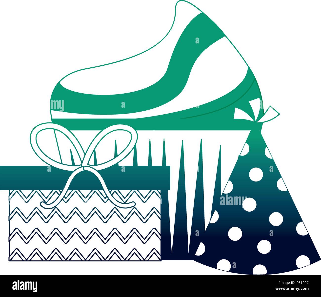 Present greeting object sweet Stock Vector Images - Alamy