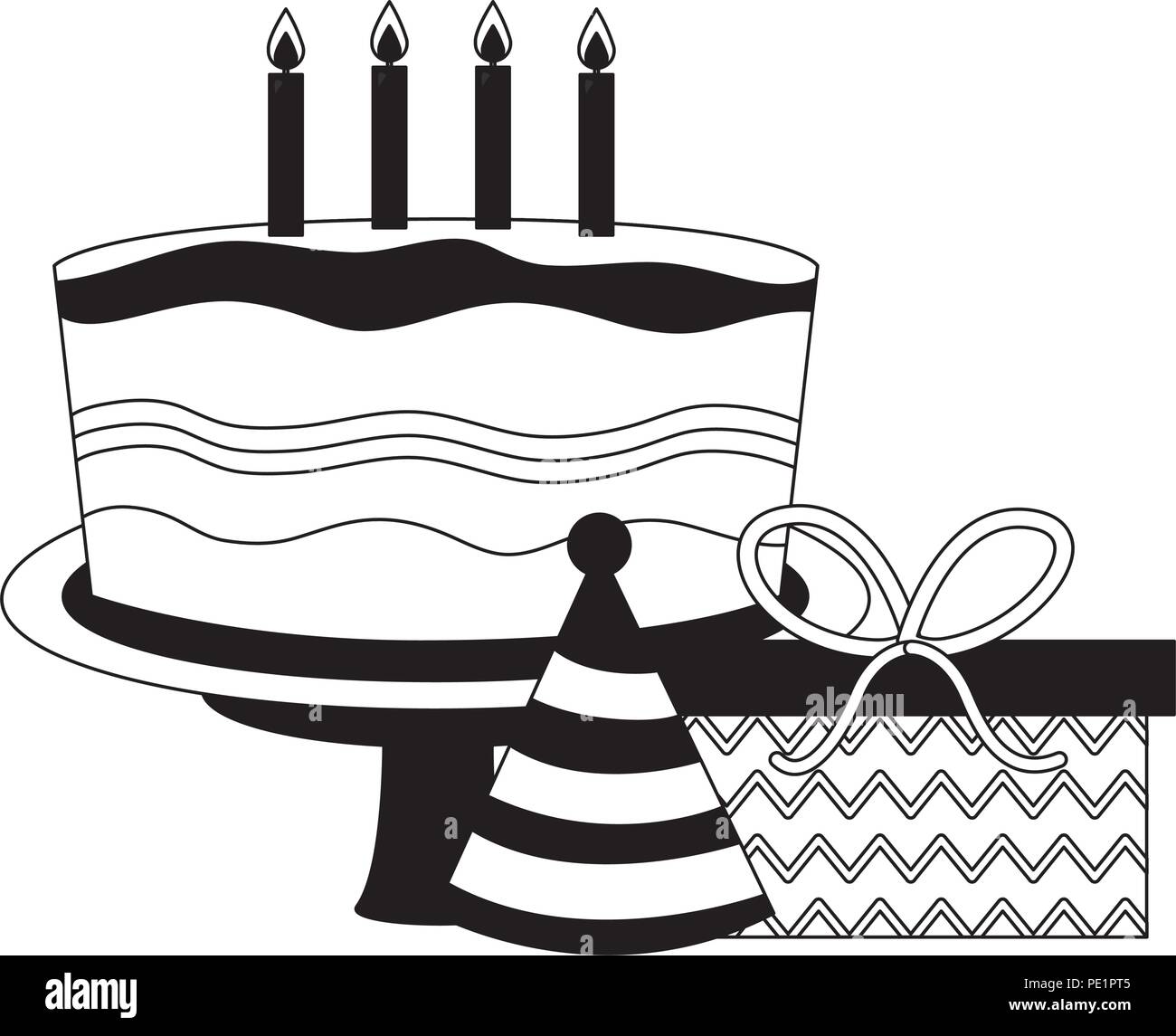 Present greeting object sweet Stock Vector Images - Alamy