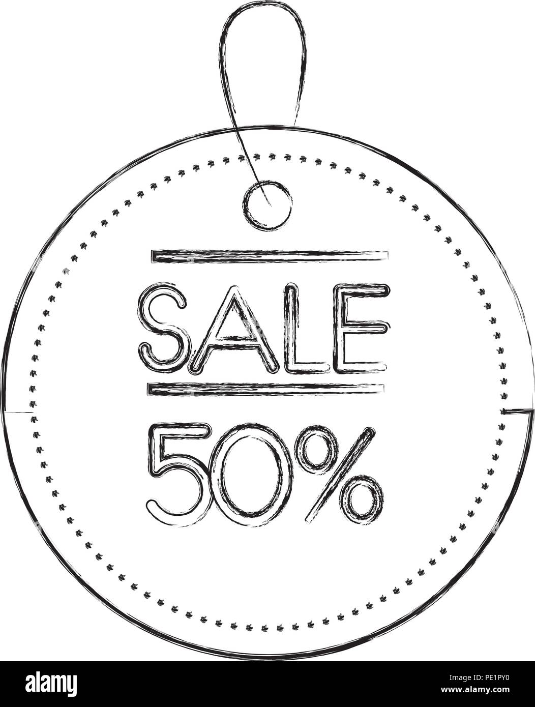 ecommerce market sale 50 percent label Stock Vector Image & Art - Alamy