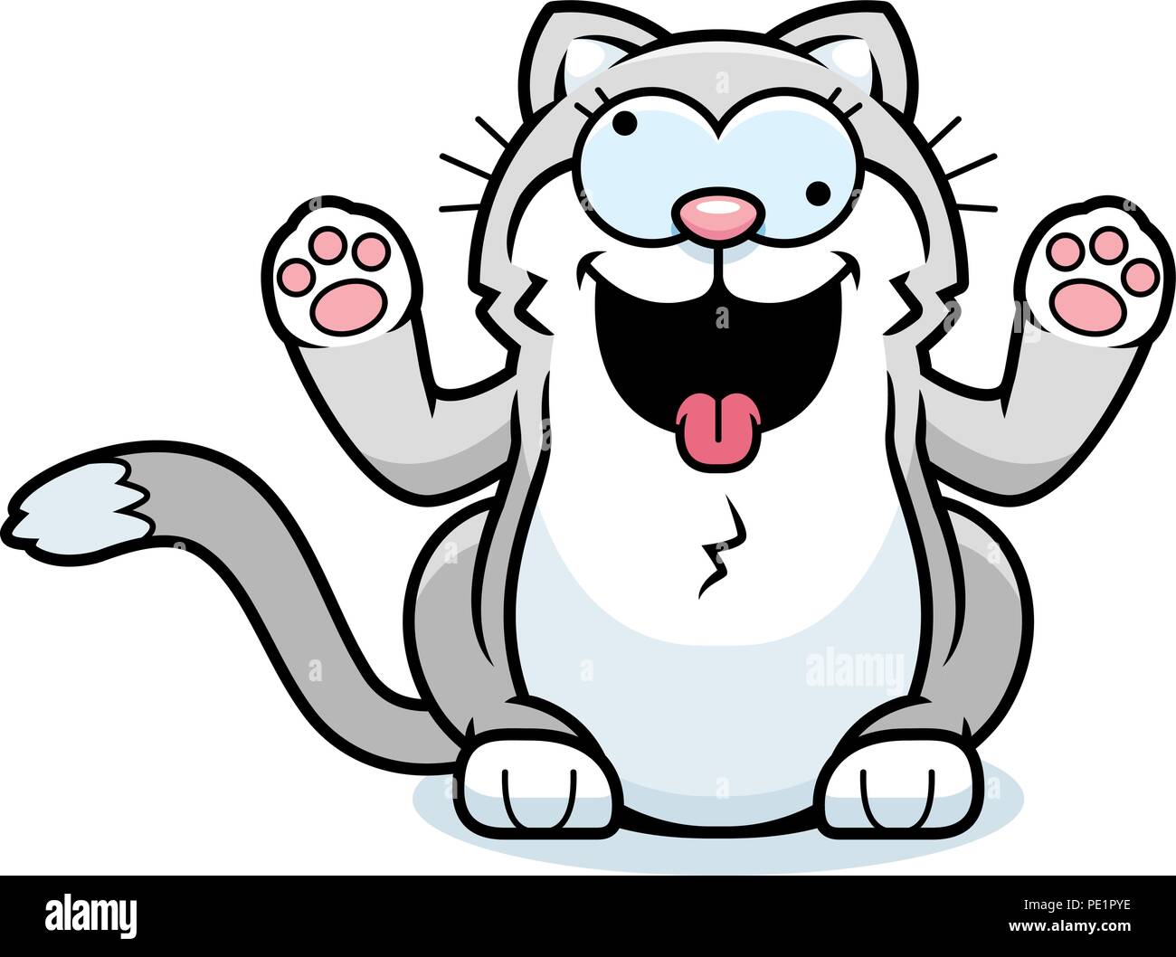 Crazy Cat Clipart