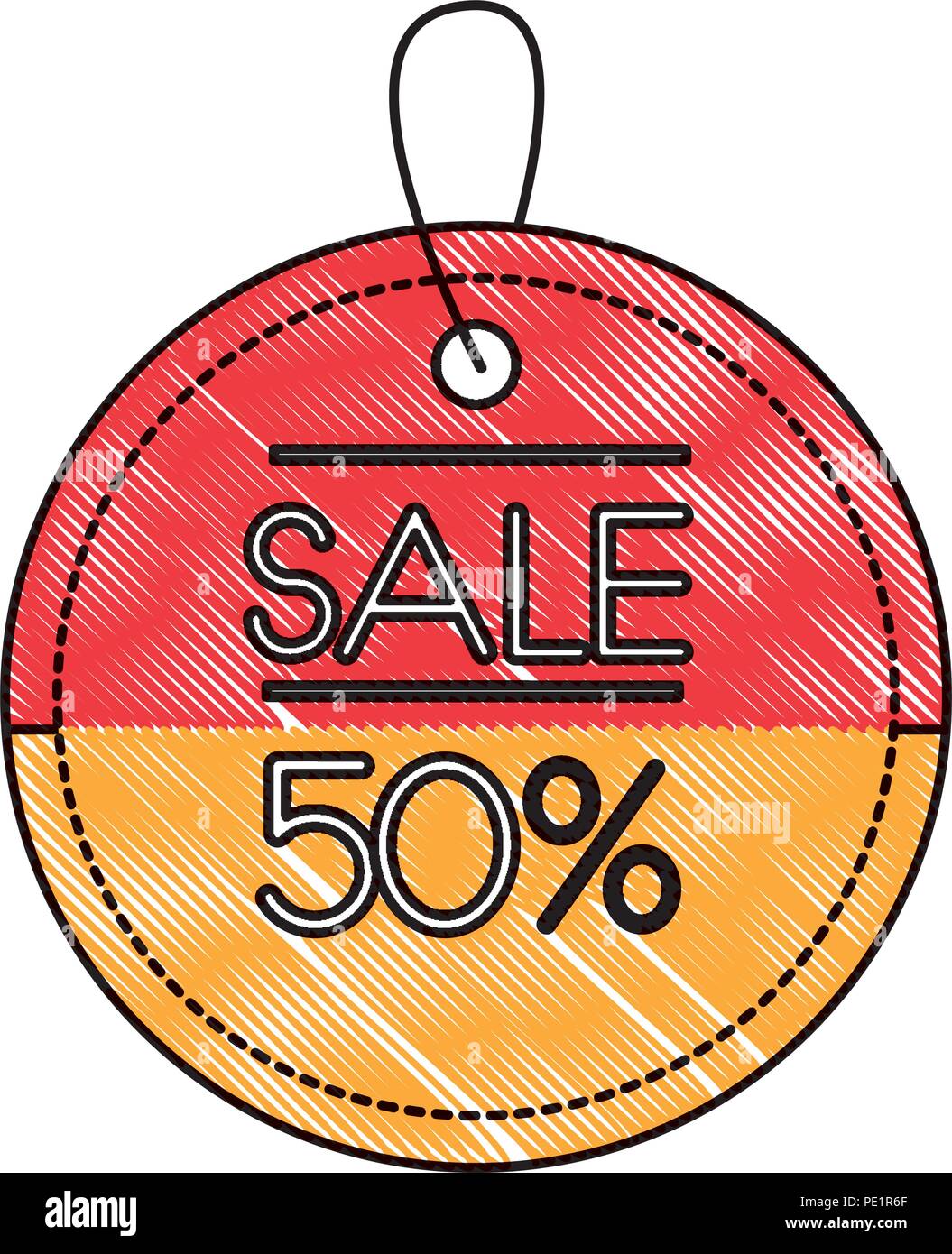 ecommerce market sale 50 percent label Stock Vector Image & Art - Alamy