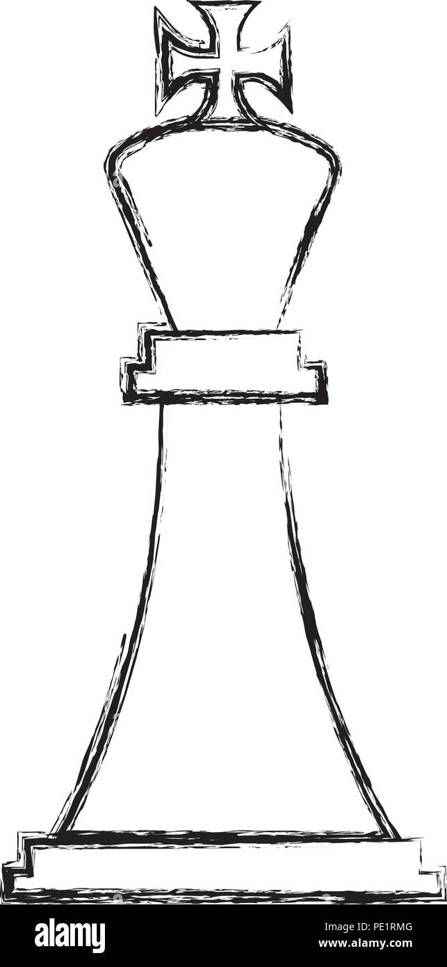 figure chess king piece icon Stock Vector Image & Art - Alamy