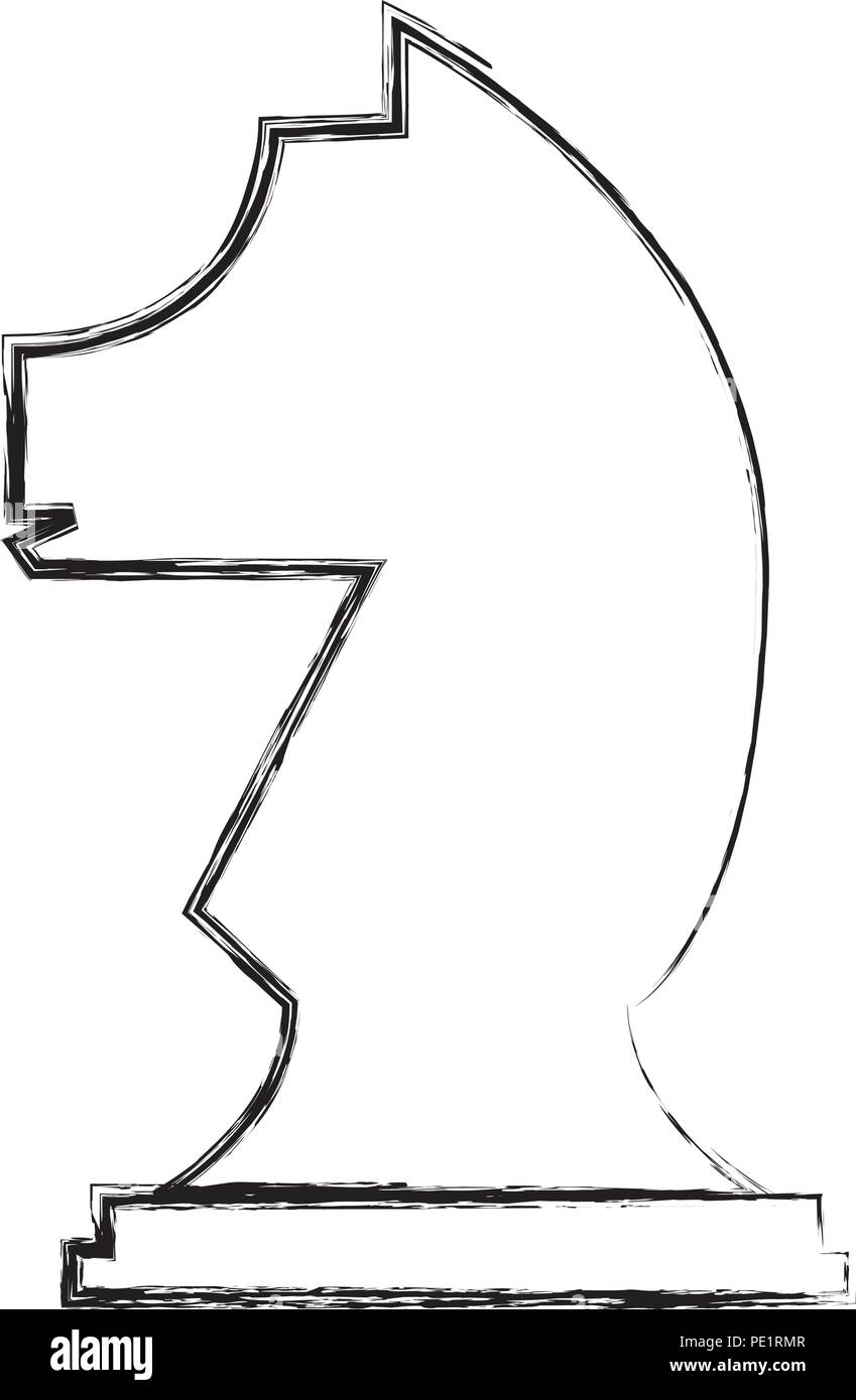 figure chess knight piece icon Stock Vector Image & Art - Alamy