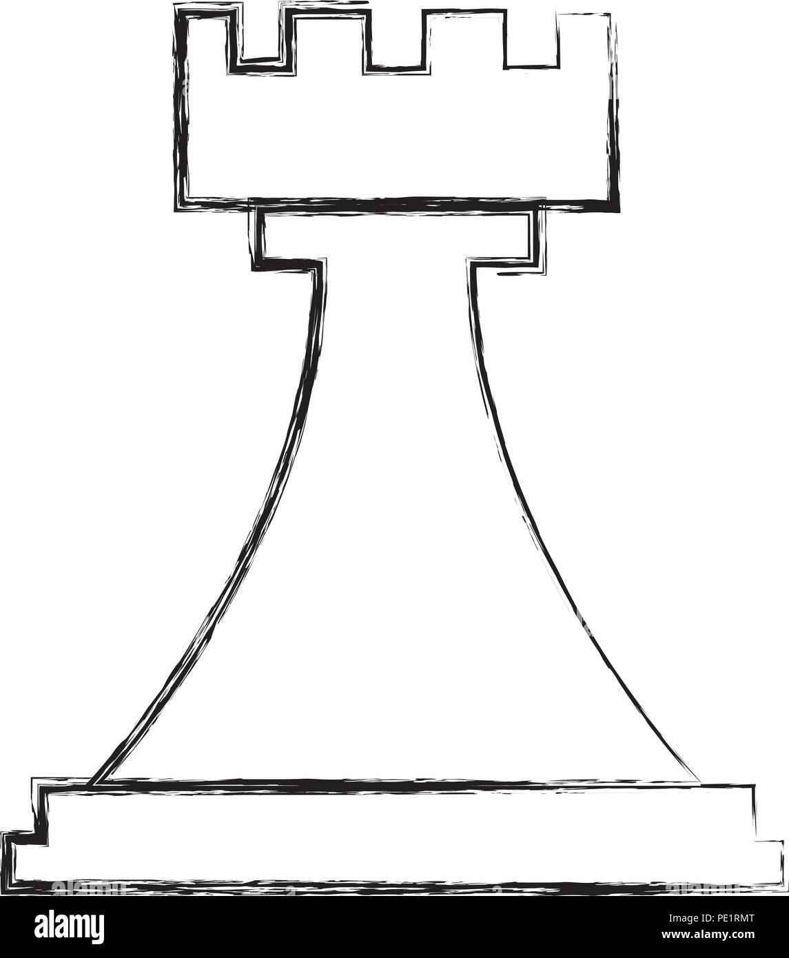 figure chess rook piece icon Stock Vector Image & Art - Alamy